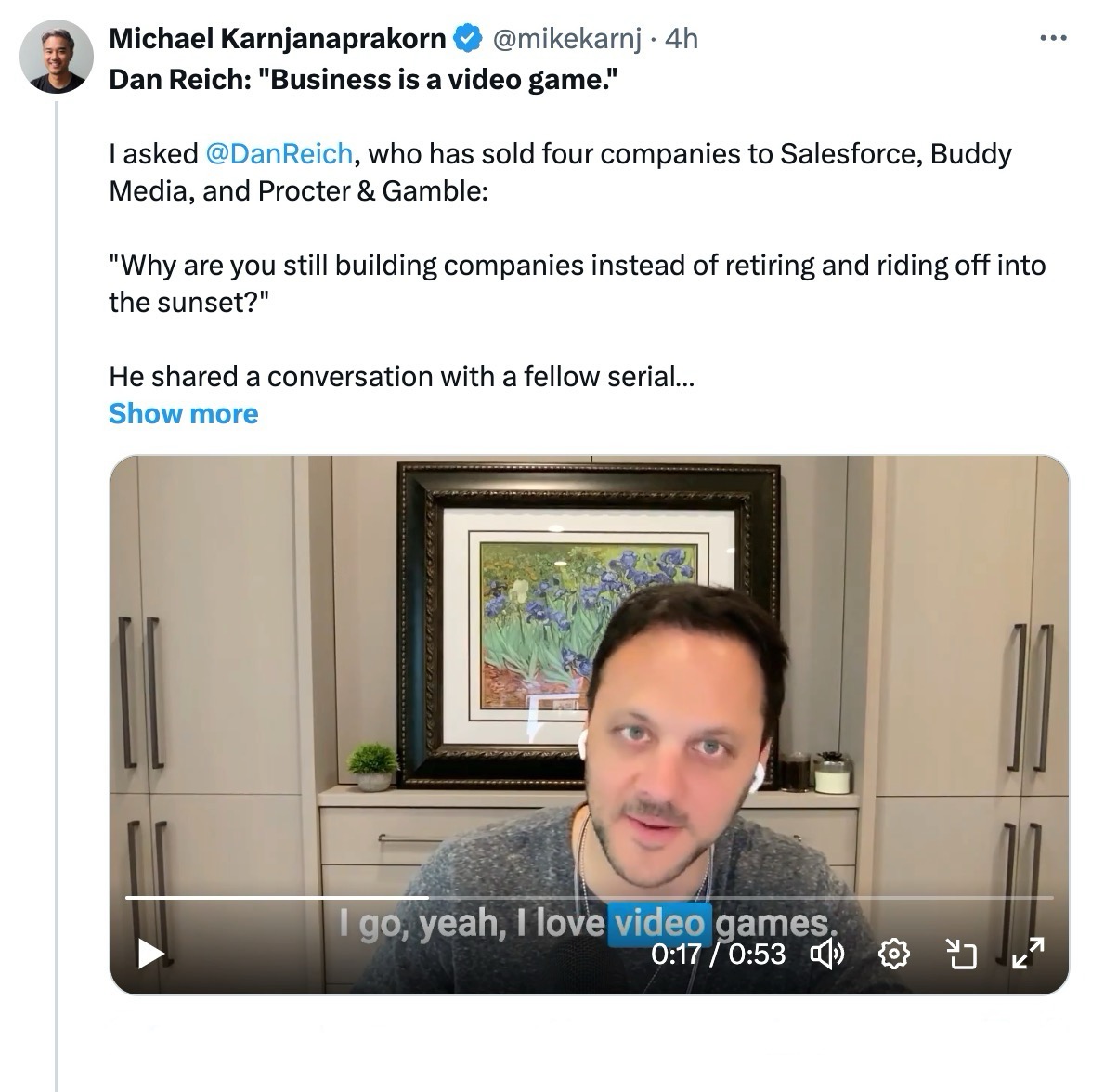 Joining Michael Karnjanaprakorn On His Podcast - DAN REICH